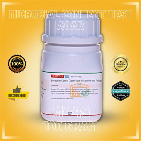 Jual Microbial Content Test Agar Media Mikrobiologi 100 Gram Kab Bogor Gudang Kimia