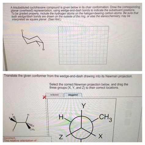 Solved Transcribed Image Text A Trisubstituted Cyclohexane