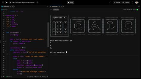 Saurabh Kumar On Linkedin Day 10 Project Python Calculator