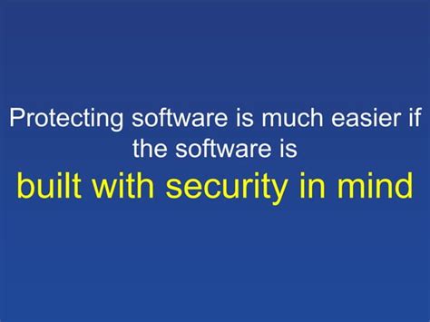 Intro To Security In Sdlc Pptx Computer Software And Applications