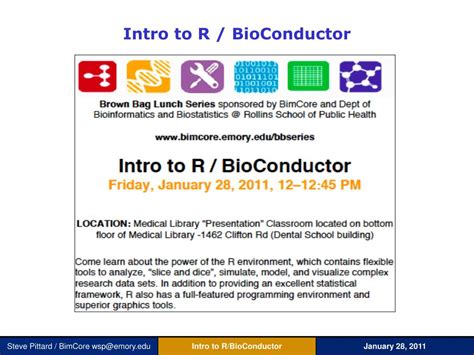 Ppt Intro To R Bioconductor Powerpoint Presentation Free Download