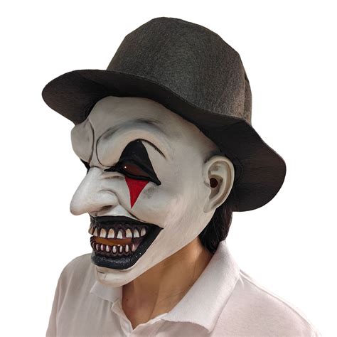White Mask Man Horror