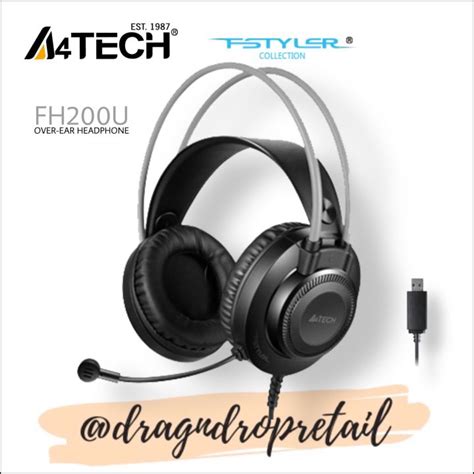 A4tech Fstyler Fh200u Conference Usb Over Ear Headphone Headset With