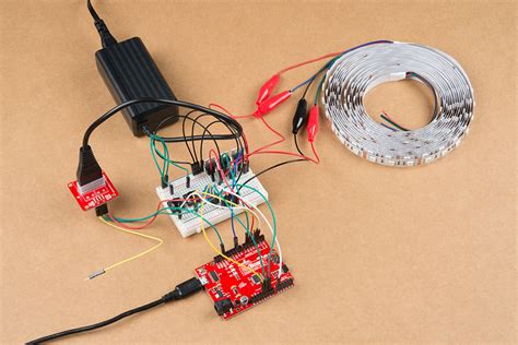 Simple Rgb Led Strip Controller Circuit Diagram