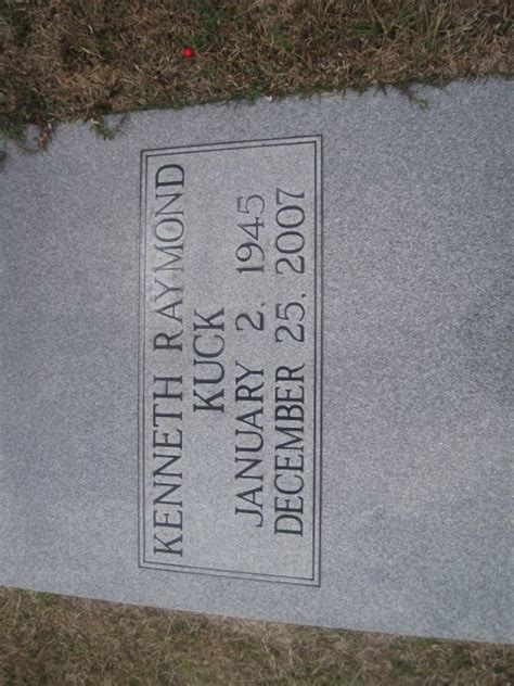 Kenneth Raymond Kuck 1945 2007 Find A Grave Memorial