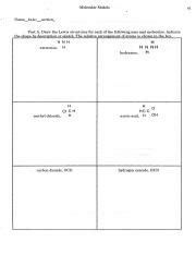 Molecular Models For Student S Post Lab Report Pdf Course Hero
