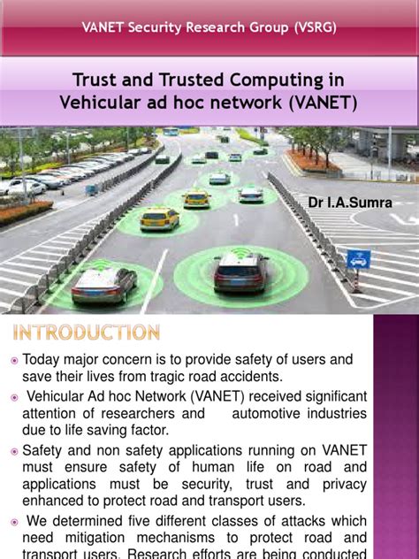 Trust And Trusted Computing In Vehicular Ad Hoc Network Vanet Pdf