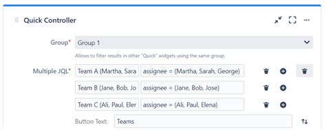 Custom Jql Dropdowns Custom Jql Buttons
