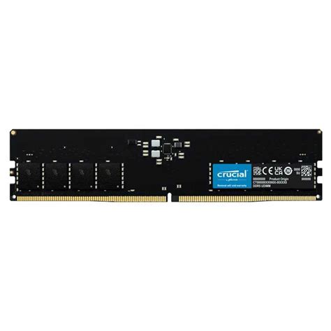 Micron Crucial 1x16GB DDR5 4800Mhz RAM Memory Black Techinn