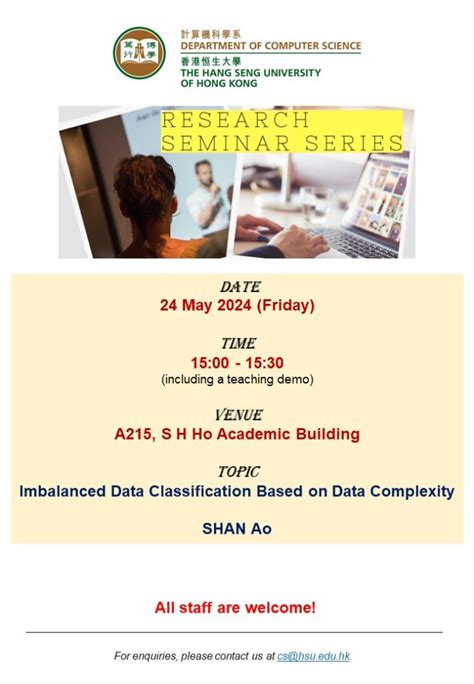 24052024 Research Seminar Imbalanced Data Classification Based On