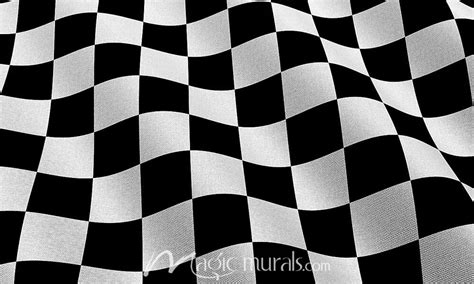Checkered Flag Wallpaper Wall Mural By Magic Murals