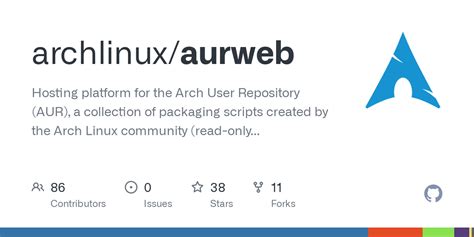Github Archlinux Aurweb Hosting Platform For The Arch User