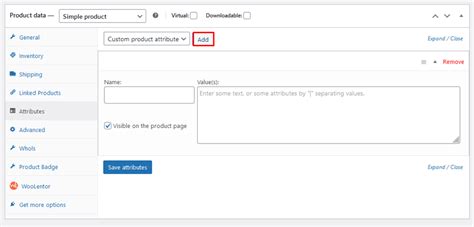 How To Add Attributes To Products In Woocommerce A Step By Step Guide Woolentor