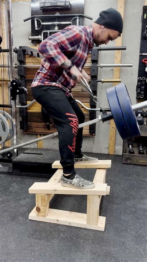 Diy T Bar Row Platform At Home Gym Diy Home Gym Home Made Gym