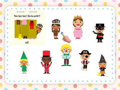 Les Déguisements Toc Toc Toc Es tu Prêt Free Games Activities Puzzles Online for kids