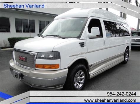 2011 gmc conversion high top custom 9 pass extended van explorer se loaded