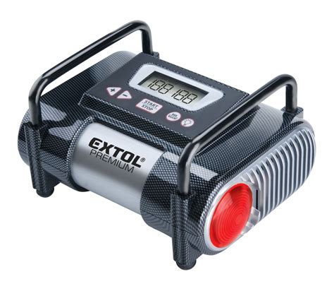 KOMPRESOR AUTO 12V, AUTOMATICKÝ S LCD A SVĚTLEM, 12V, 6,9BAR