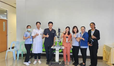 คลินิกจักษุ โรงพยาบาลสุทธาเวช ออกหน่วยให้บริการตรวจคัดกรองต้อกระจกใน