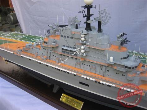 Kiev Class Aircraft Carrier Model 2 Mahogany Wooden Aircraft Models