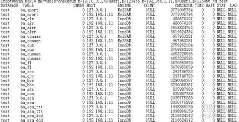 mysql数据校验工具mk table checksum csdn博客