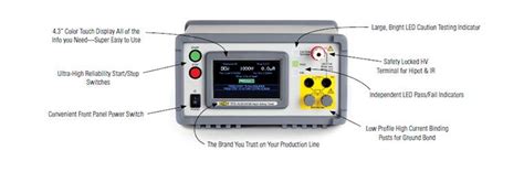 Vitrek V74 Acdcirgb Hipot Tester 5 Kv Safety Tester Wcontinuity
