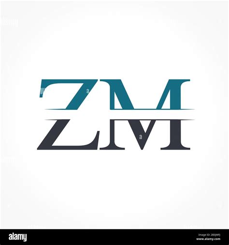 Initial Letter Zm Stock Vector Images Alamy