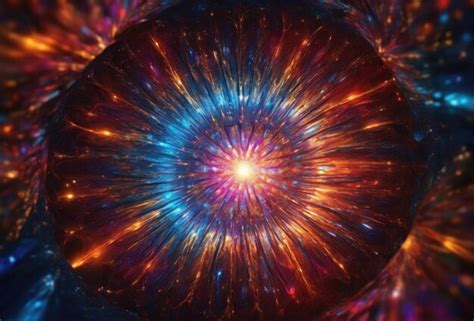 Premium Photo Glowing Vortex Of Magical Energy
