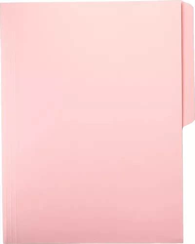 Folders Mapasa Pr0001 Color Rosa Tamaño Carta Paq C 100 Pzas Meses