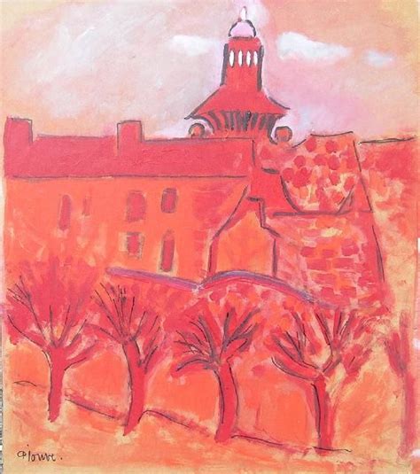 Moncontour Rouge Painting By Denise Jouve Artmajeur