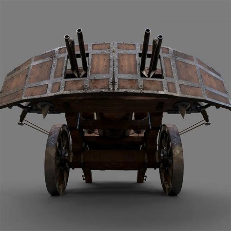 중세 발리스타 화염 방사기 3d 모델 Turbosquid 1526066