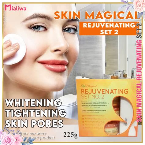 Skin Magical Rejuvenating Set 2 Skin Care Whitening Kit Face Soap