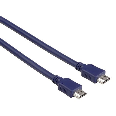 Hama High Speed Hdmi Kabel 25m Blau Video Kabel Hdmi 250 Cm 3d Hd