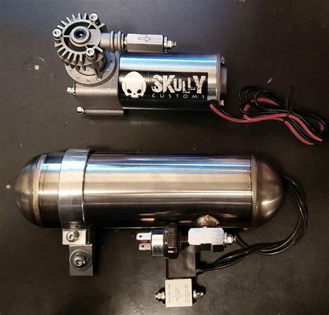 Skully Customs 5 Air Ride With Fast Up Air Tank Kit