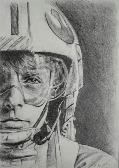 Luke Skywalker Drawing Easy