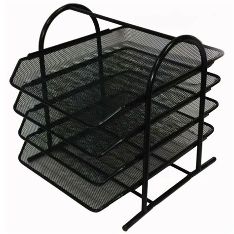 Strong Stackers 4 Tier File Document Letter Paper Tray4 Tier Metal