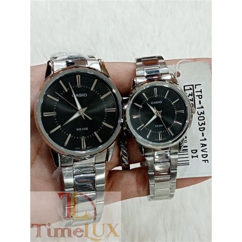 Casio Couple Stainless Mtp Ltp 1303d 1a Shopee Philippines