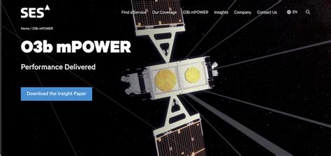 Sess O3b Mpower System Begins High Performance Connectivity Services