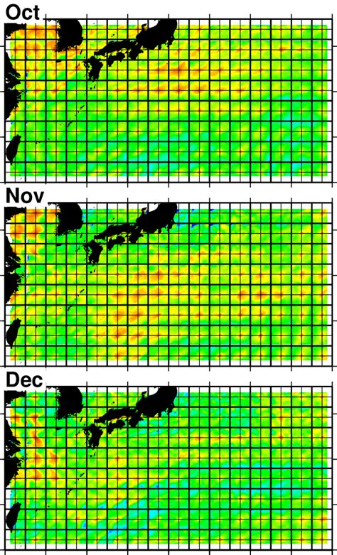 Example Of Correlation Matrices Map For Each Month October November