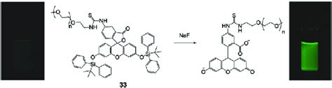 Reaction Scheme Of Polymer 33 With Naf Photos 33 In Hepes Buffer Ph