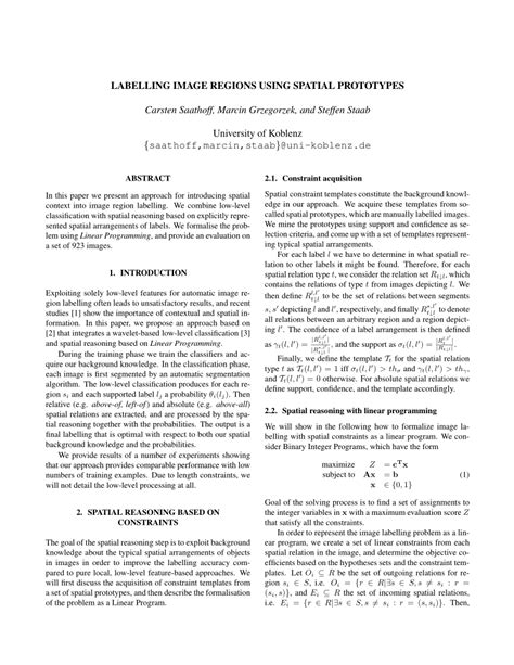 pdf labelling image regions using spatial prototypes