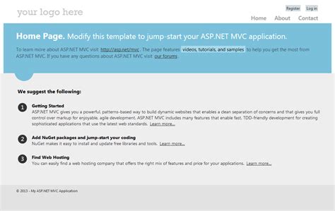 Aspnet Mvc 4 De A à Z Partie 1 Le Blog De Cellenza