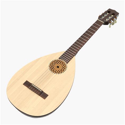 Lute String Instrument Pbr 3d Model