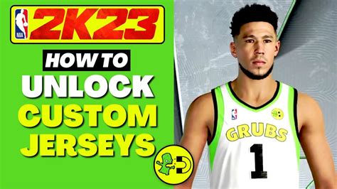 NBA 2K23 How To Unlock Custom Jerseys MyTEAM YouTube