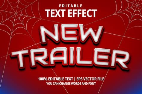 Premium Vector Spider Web Editable Text Effect