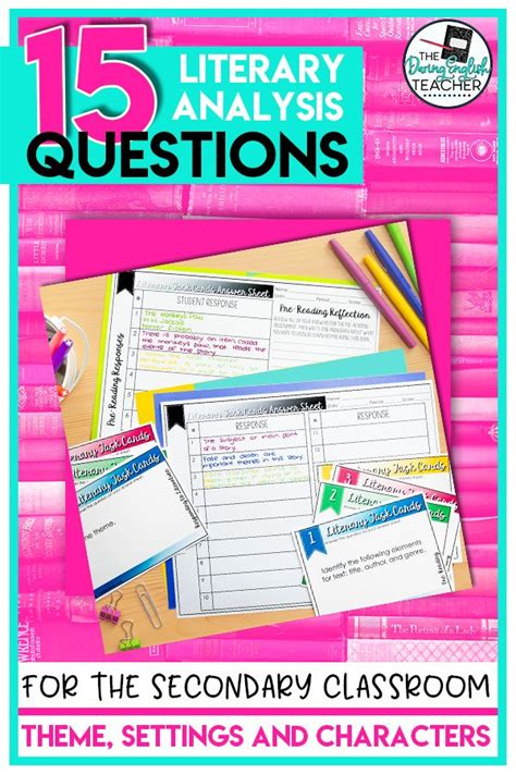 15 Of The Best Questions For Teaching Literary Analysis Artofit
