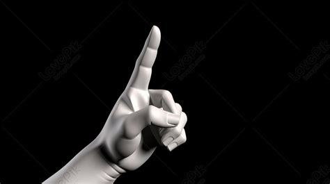 3d 렌더링된 만화 손이 오른쪽을 가리키거나 개체 배경을 클릭함 3d 배경 만화 배경 재생 버튼 배경 이미지 Hd 3d 만화 재생 버튼 배경 사진 무료 다운로드