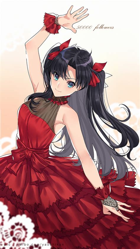 Tohsaka Rin Fate And More Drawn By Yaoshi Jun Danbooru