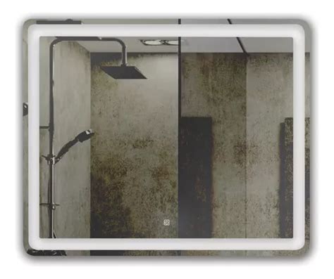 Espejo Rectangular Led Con Touch Joytek Ell140b 90x70 Cm Cuotas Sin
