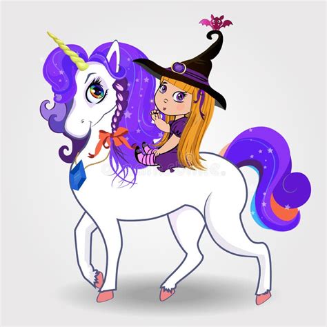 Girl Riding Unicorn Stock Illustrations 253 Girl Riding Unicorn Stock