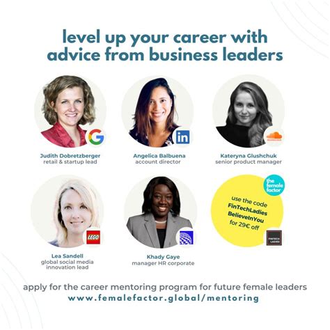 Fintech Ladies On Linkedin Thefemalefactor Femaleleaders Mentoring